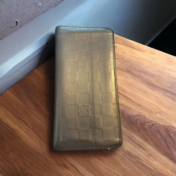 Louis Vuitton | Accessories | Rare Louis Vuitton Black Damier Vertical ...